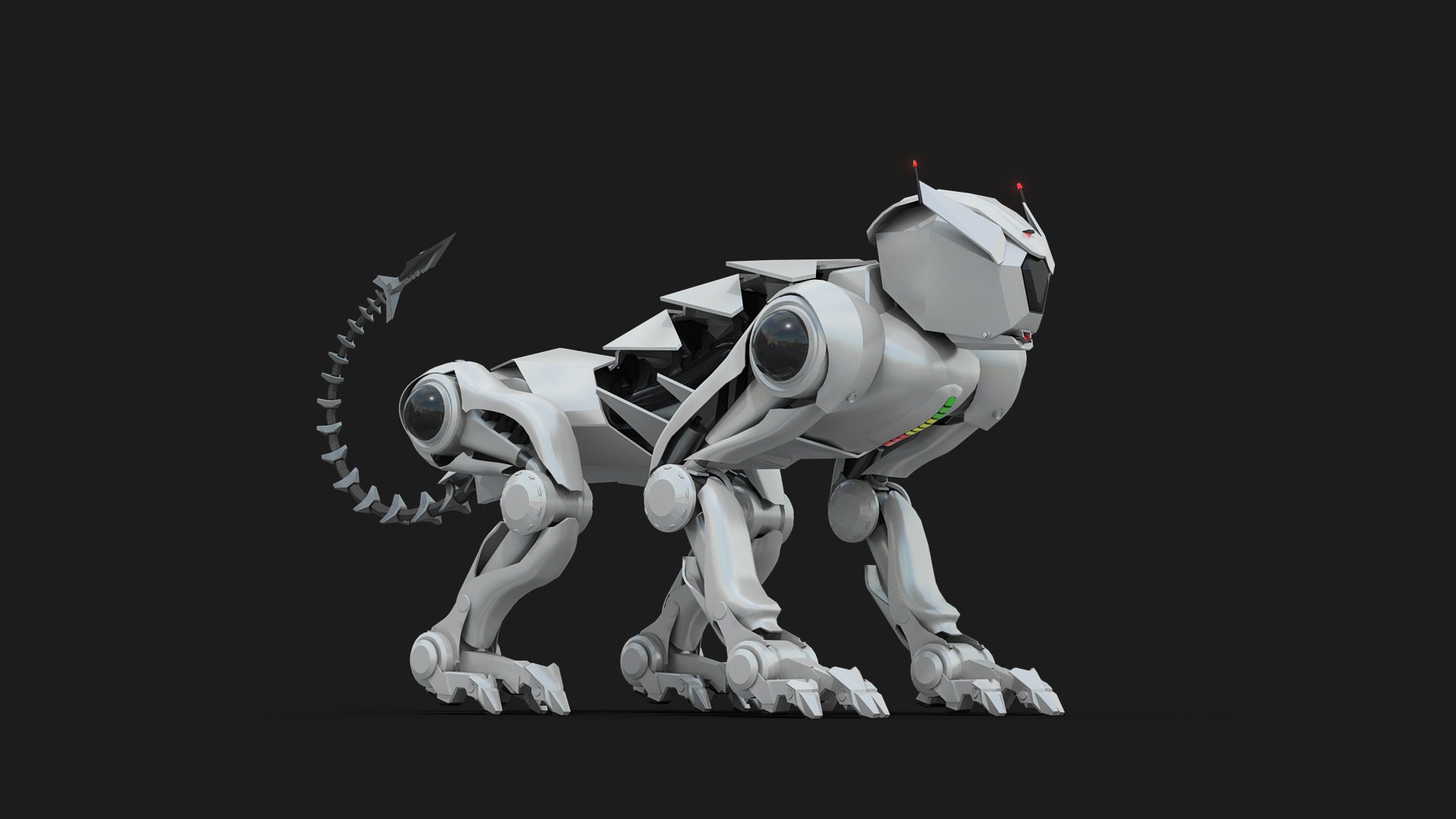 3D Sci-Fi Tiger Robot - Fighting Animal Concept 2022 model - TurboSquid ...