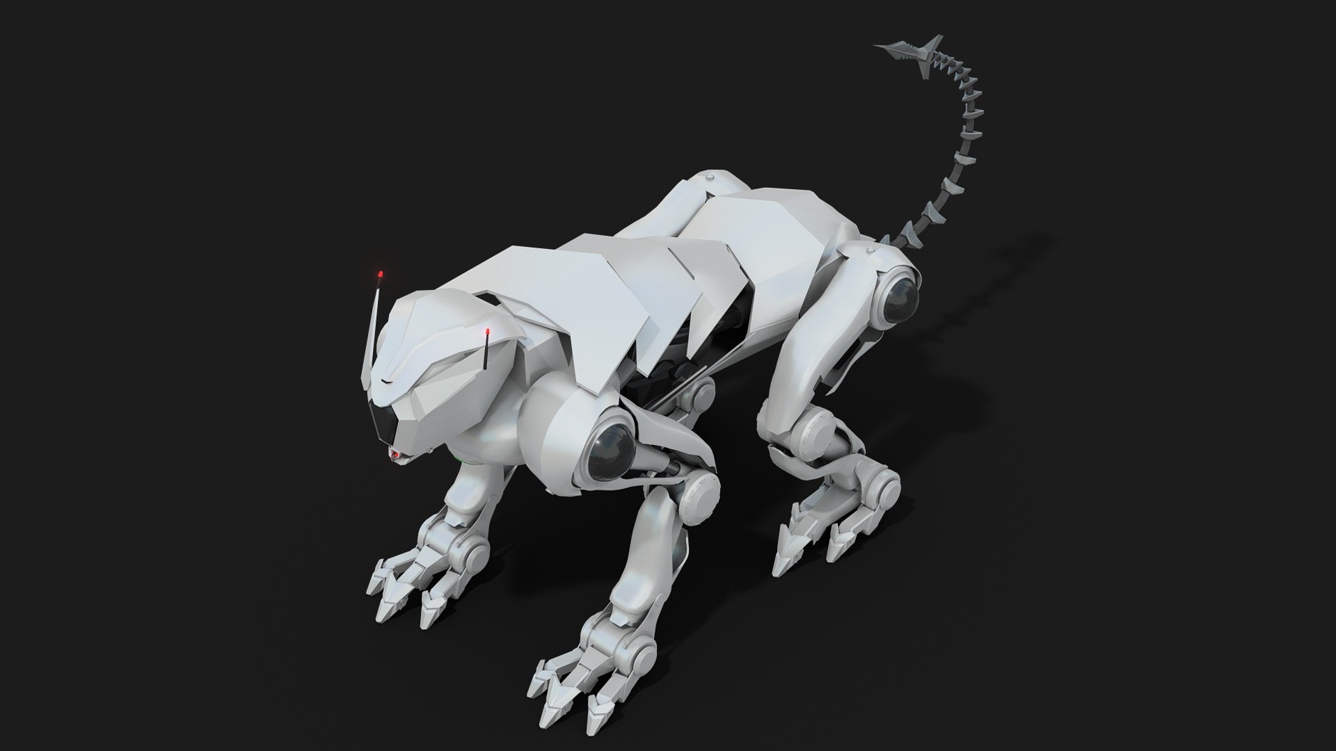 3D Sci-Fi Tiger Robot - Fighting Animal Concept 2022 model - TurboSquid ...