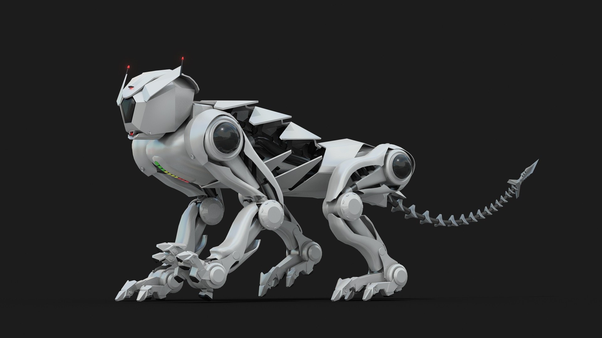 3D Sci-Fi Tiger Robot - Fighting Animal Concept 2022 model - TurboSquid ...