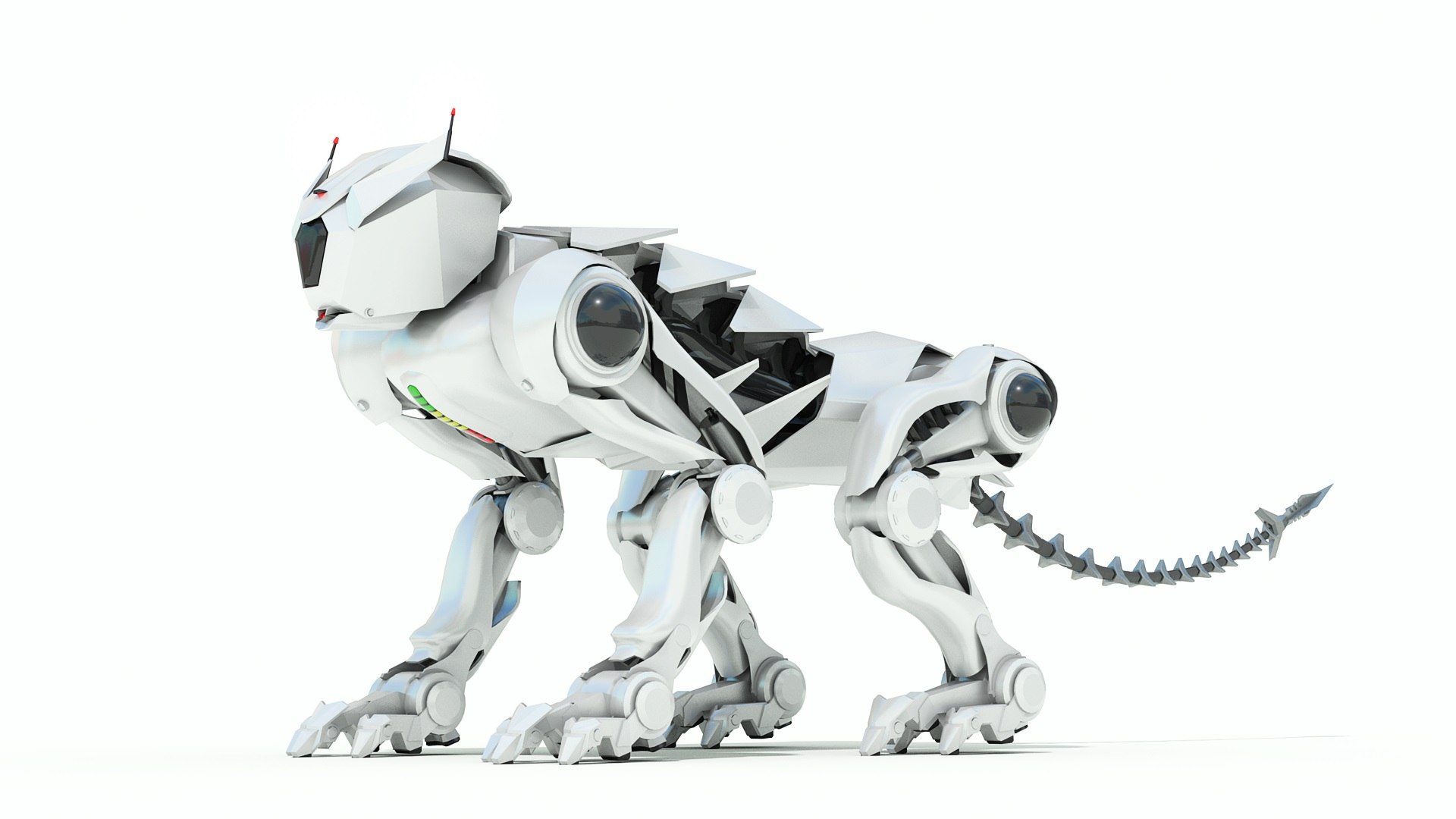 3D Sci-Fi Tiger Robot - Fighting Animal Concept 2022 model - TurboSquid ...
