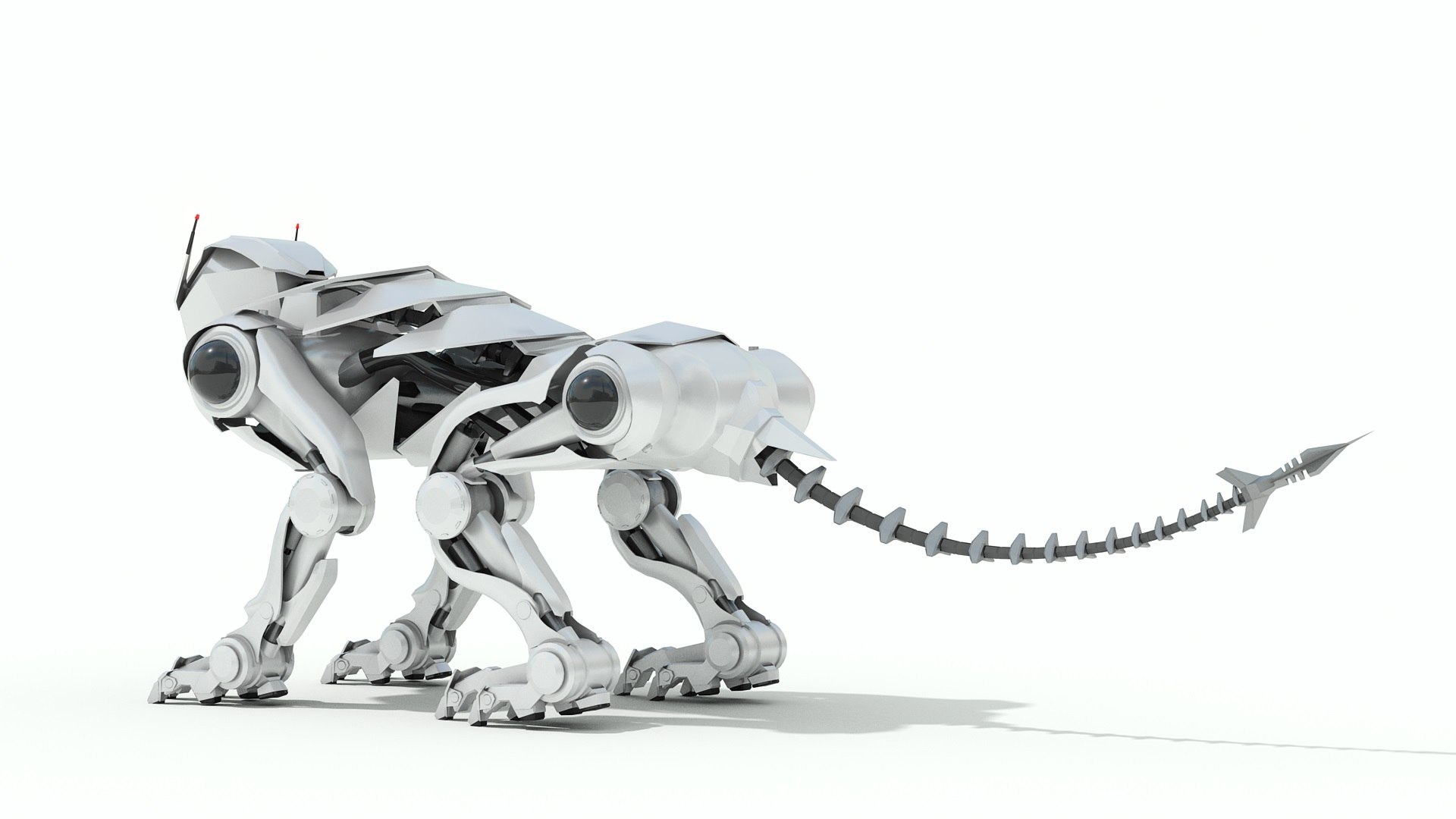 3D Sci-Fi Tiger Robot - Fighting Animal Concept 2022 model - TurboSquid ...