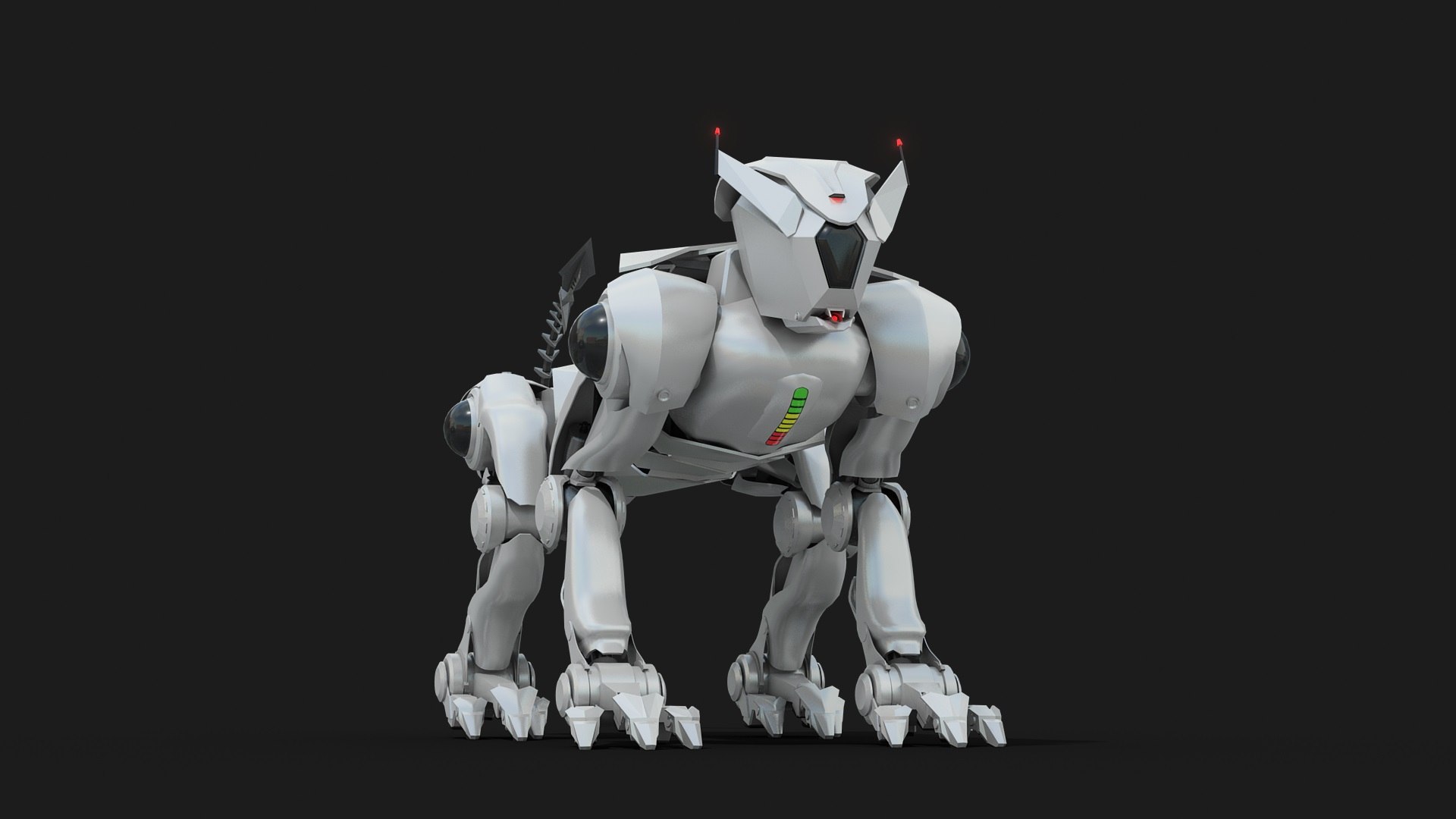 3D Sci-Fi Tiger Robot - Fighting Animal Concept 2022 model - TurboSquid ...