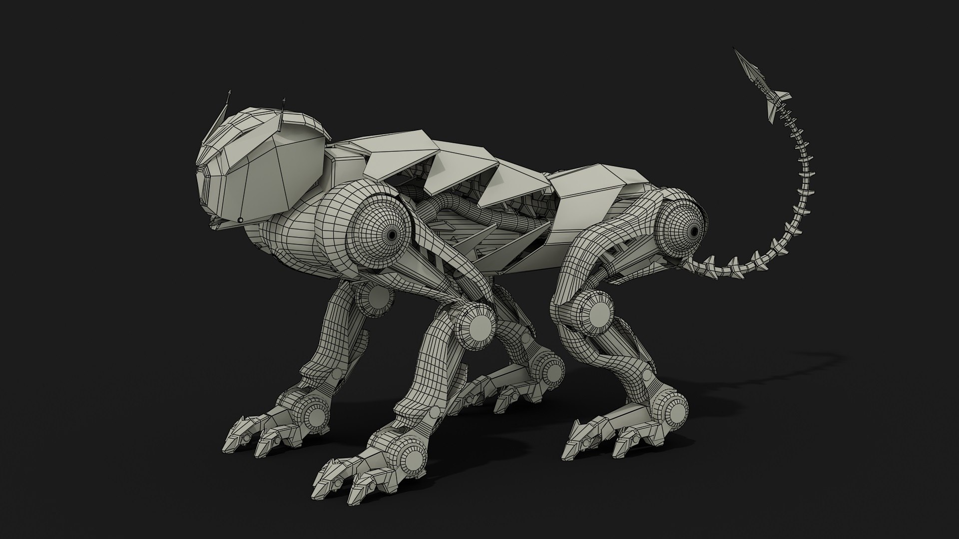 3D Sci-Fi Tiger Robot - Fighting Animal Concept 2022 model - TurboSquid ...