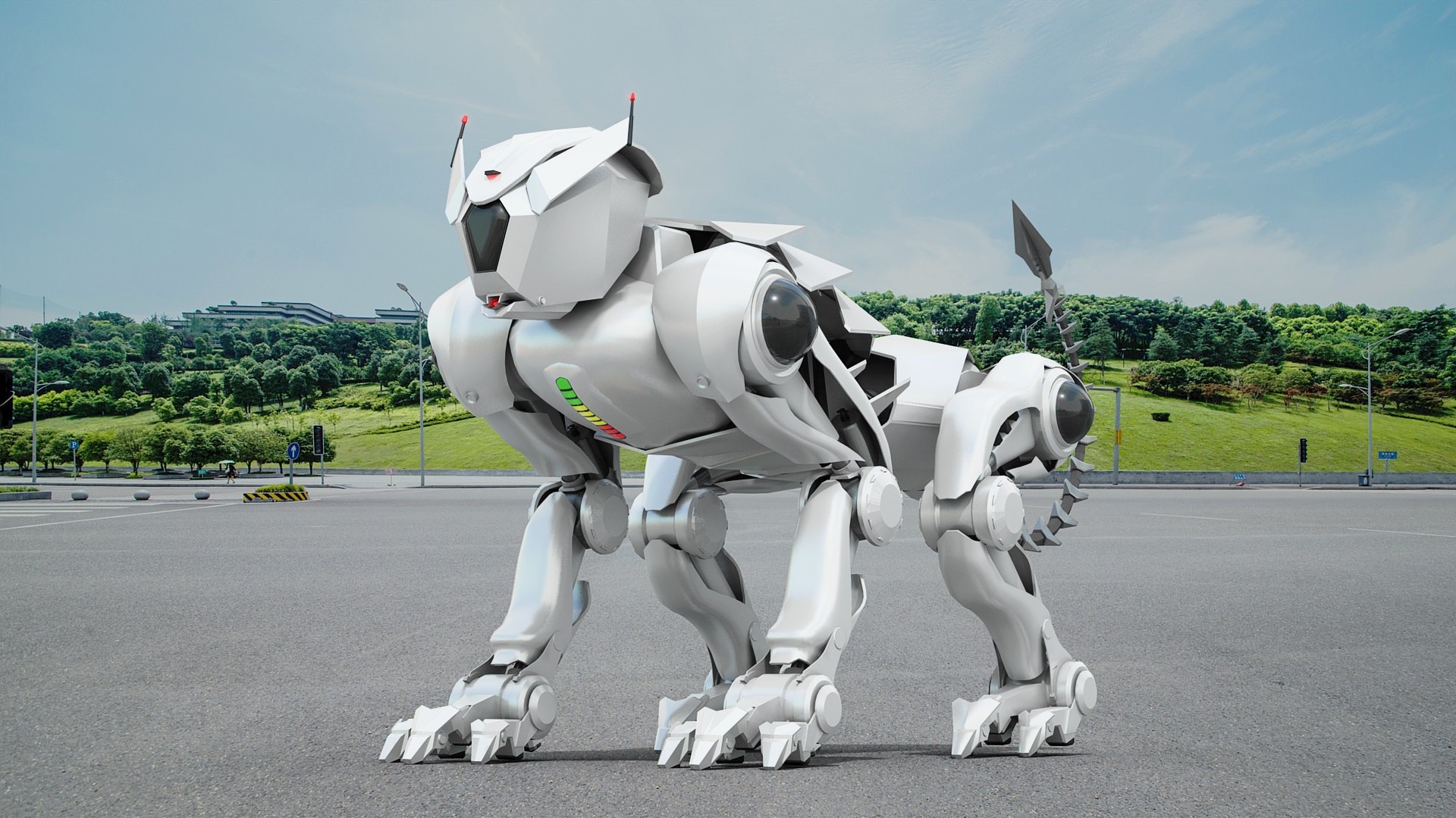 3D Sci-Fi Tiger Robot - Fighting Animal Concept 2022 model - TurboSquid ...