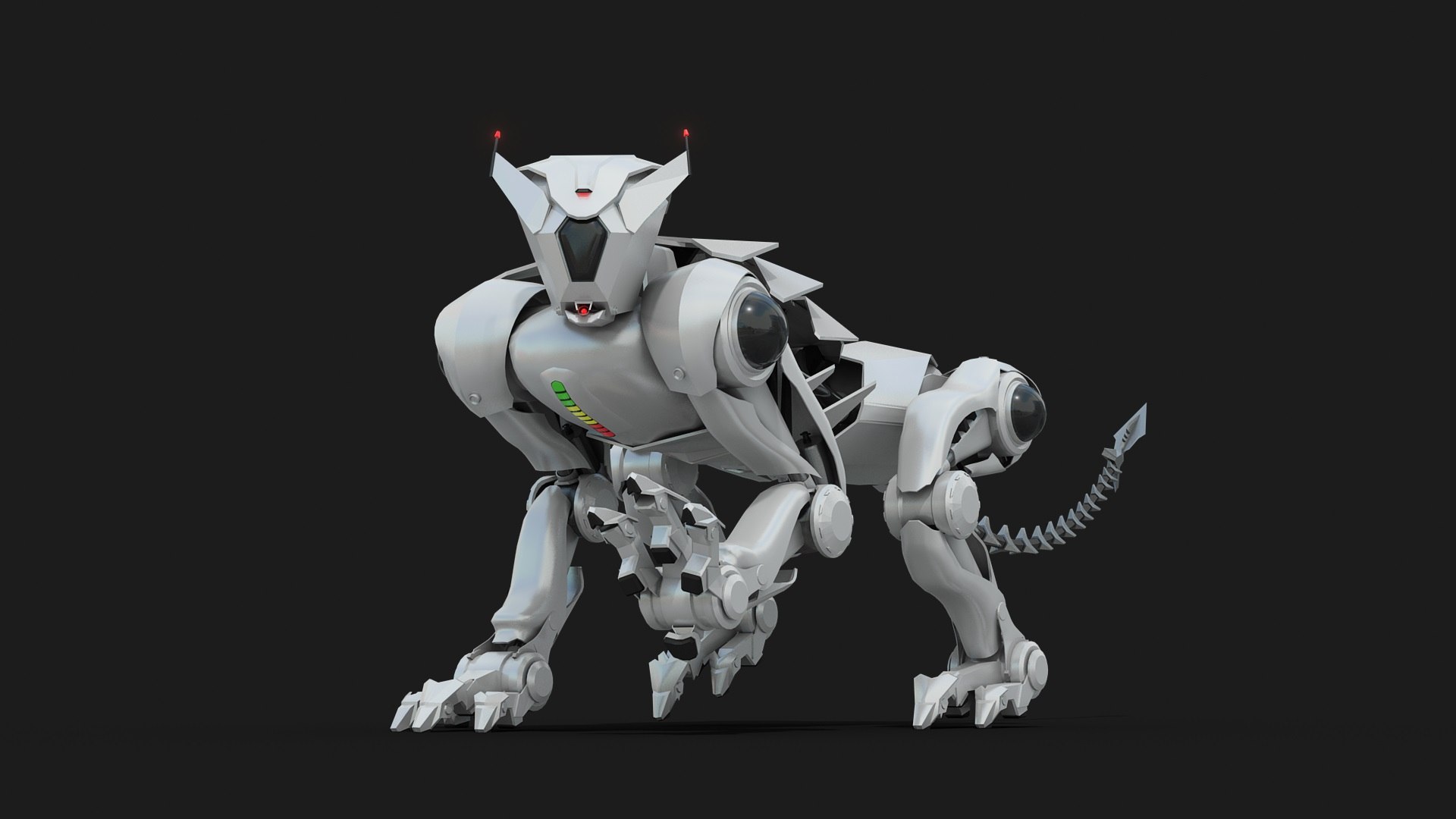 3D Sci-Fi Tiger Robot - Fighting Animal Concept 2022 model - TurboSquid ...
