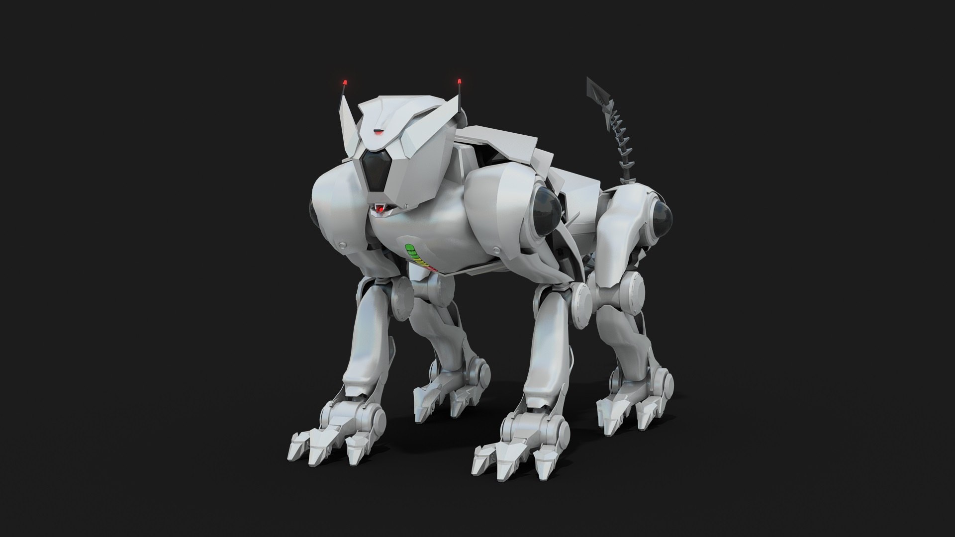 3D Sci-Fi Tiger Robot - Fighting Animal Concept 2022 model - TurboSquid ...