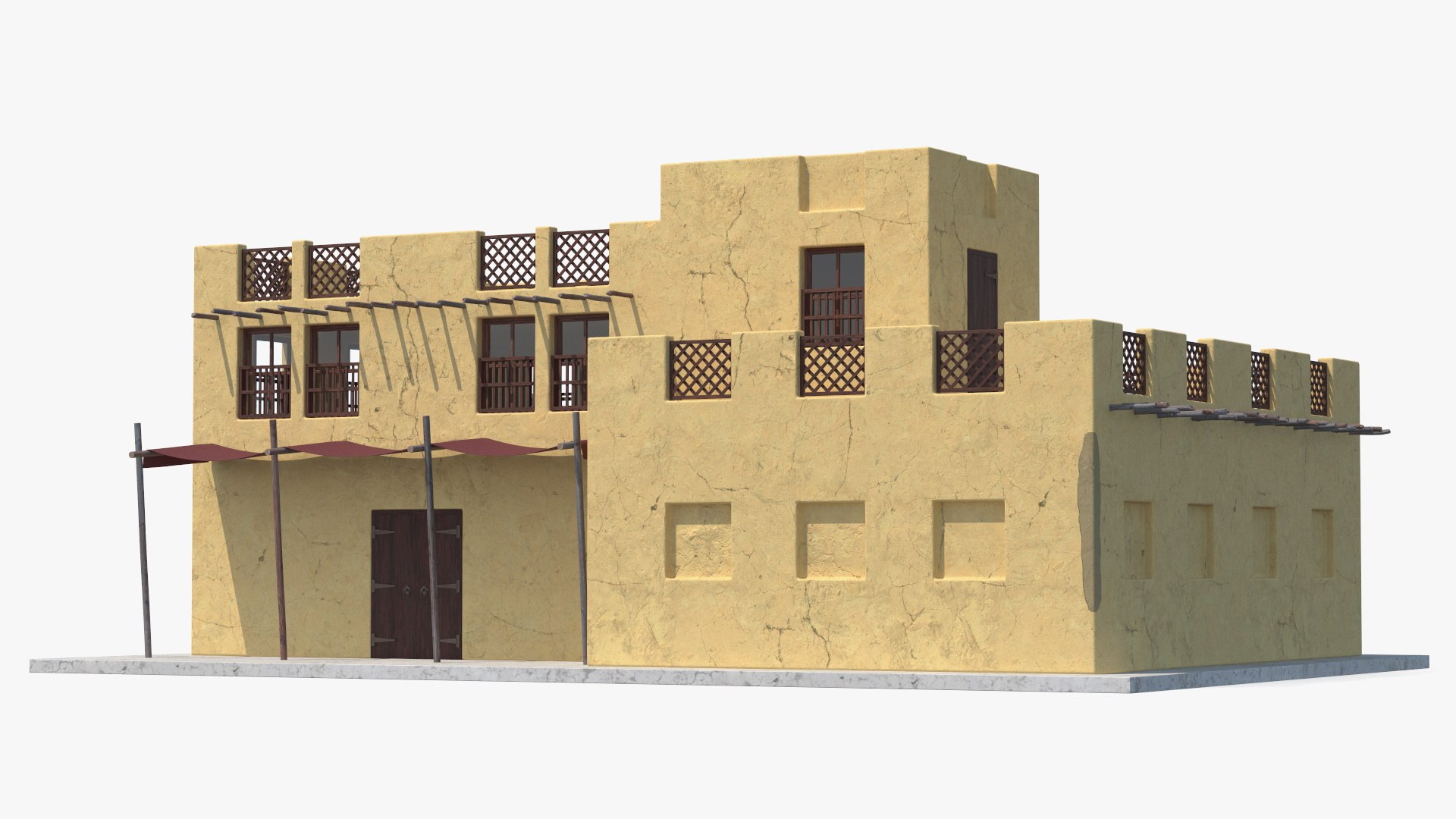 Arab House 3D Model - TurboSquid 2279881