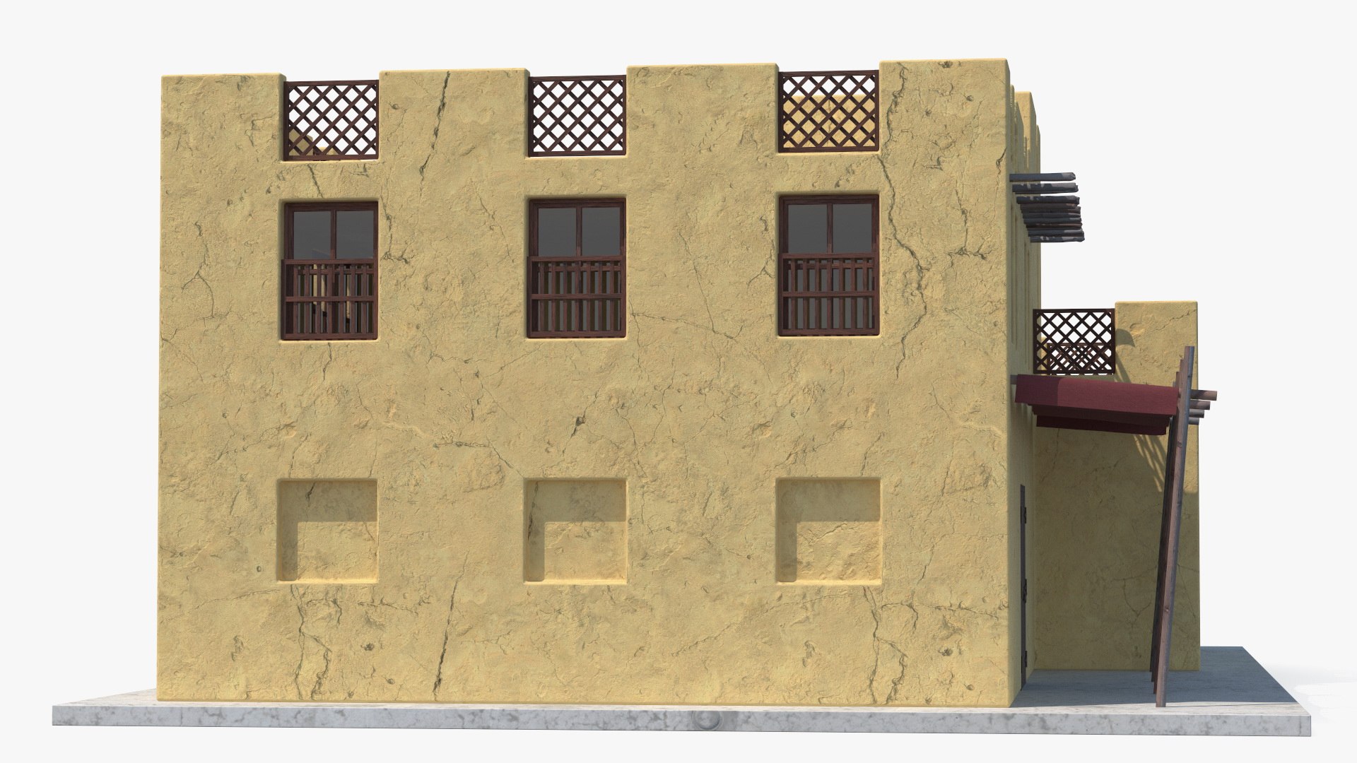 Arab House 3D Model - TurboSquid 2279881