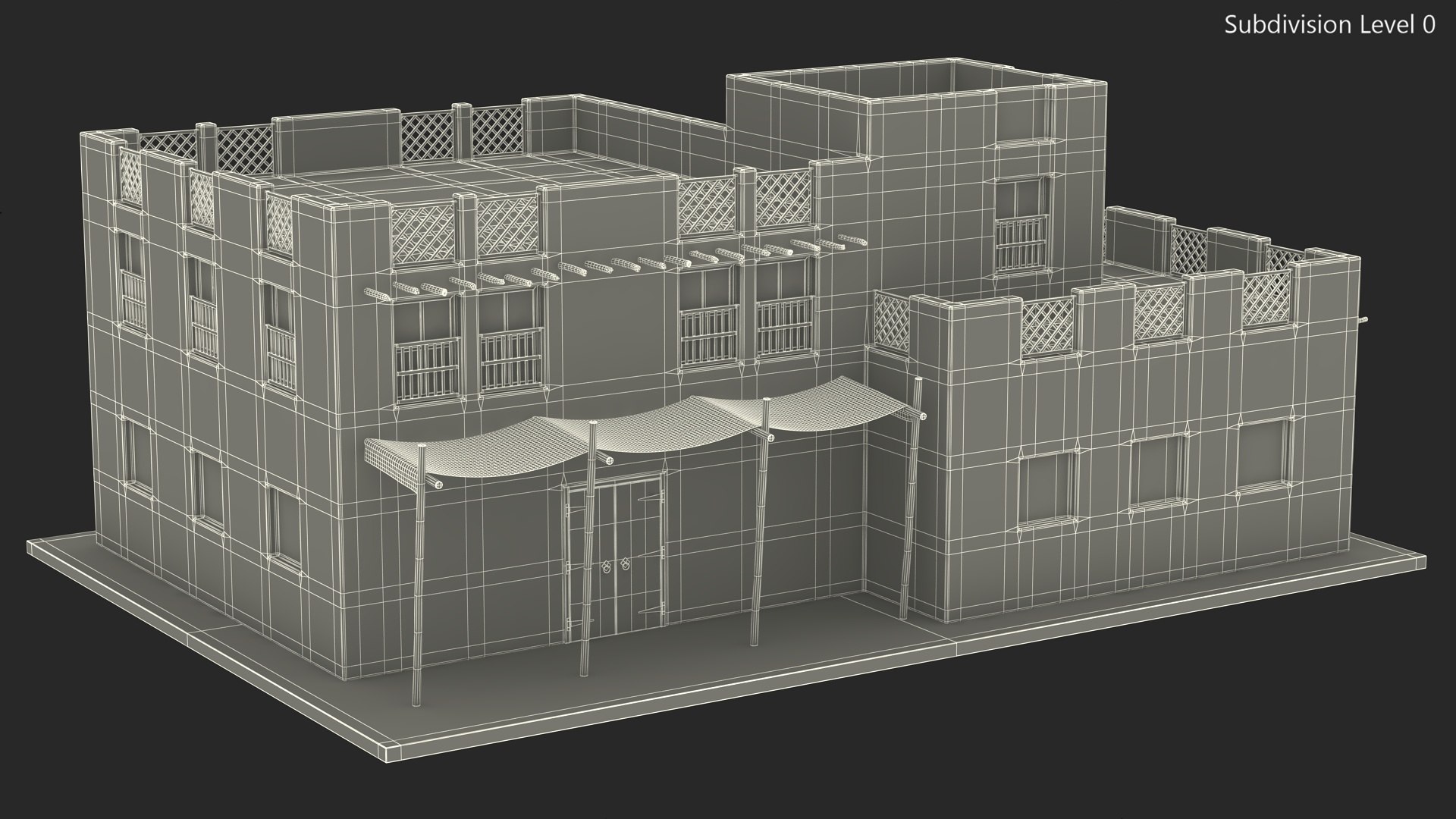 Arab House 3D Model - TurboSquid 2279881