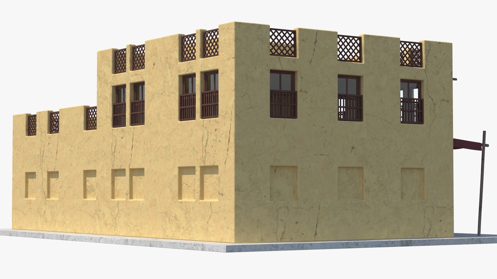 Arab House 3D Model - TurboSquid 2279881