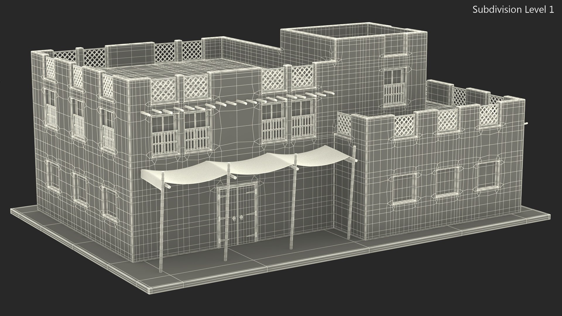 Arab House 3D Model - TurboSquid 2279881