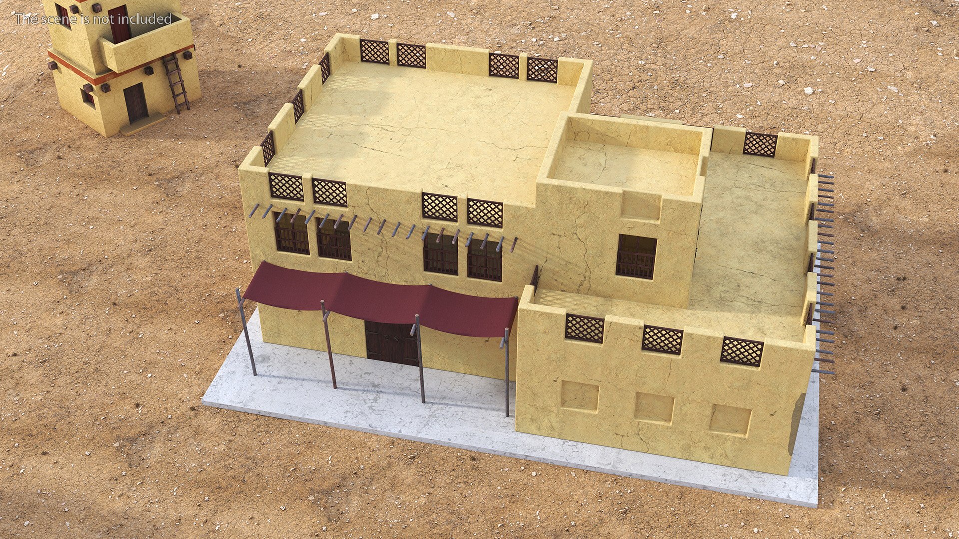 Arab House 3D Model - TurboSquid 2279881
