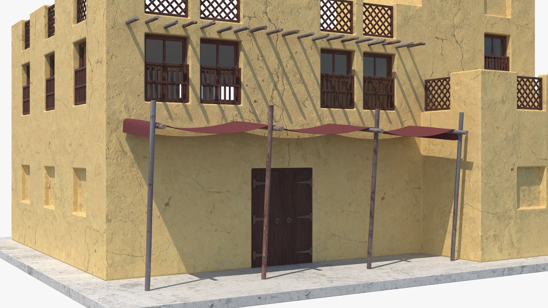 Arab House 3D Model - TurboSquid 2279881