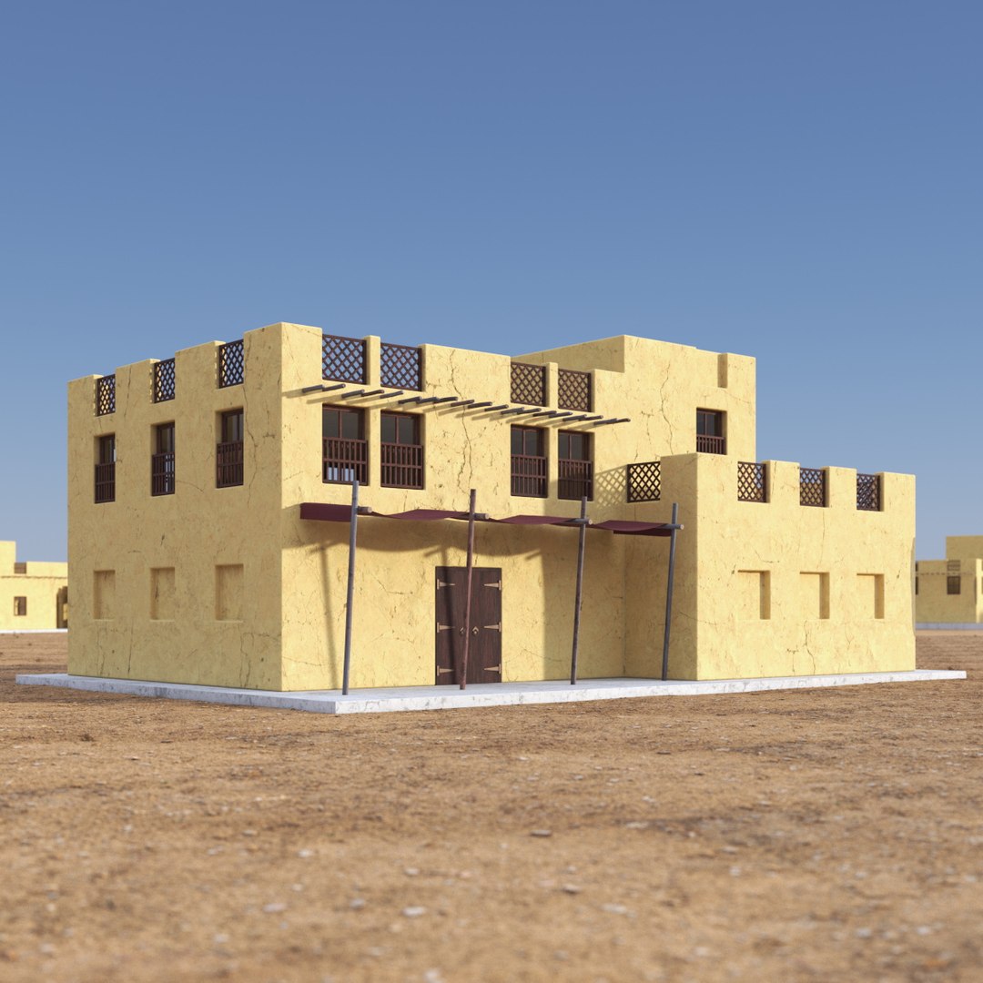 Arab House 3D Model - TurboSquid 2279881
