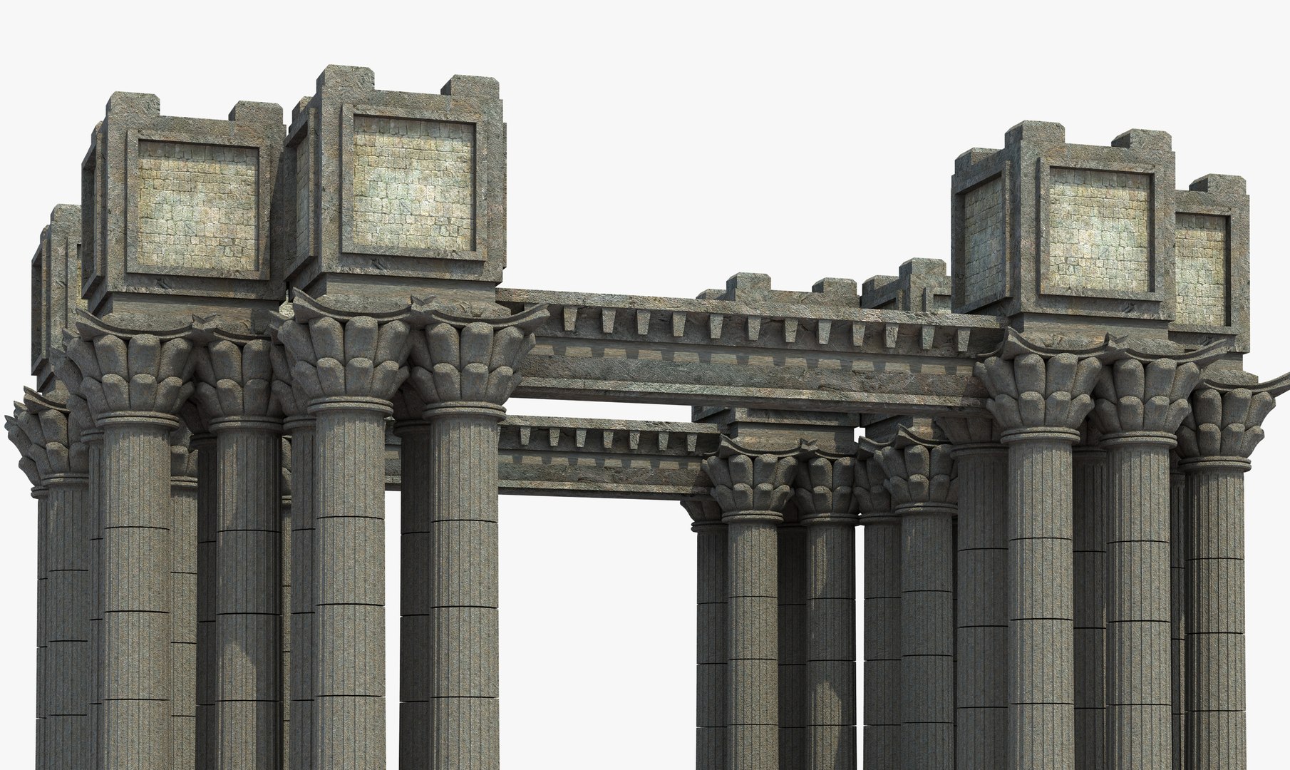 Classic Columns Structure 3D Model - TurboSquid 1768556