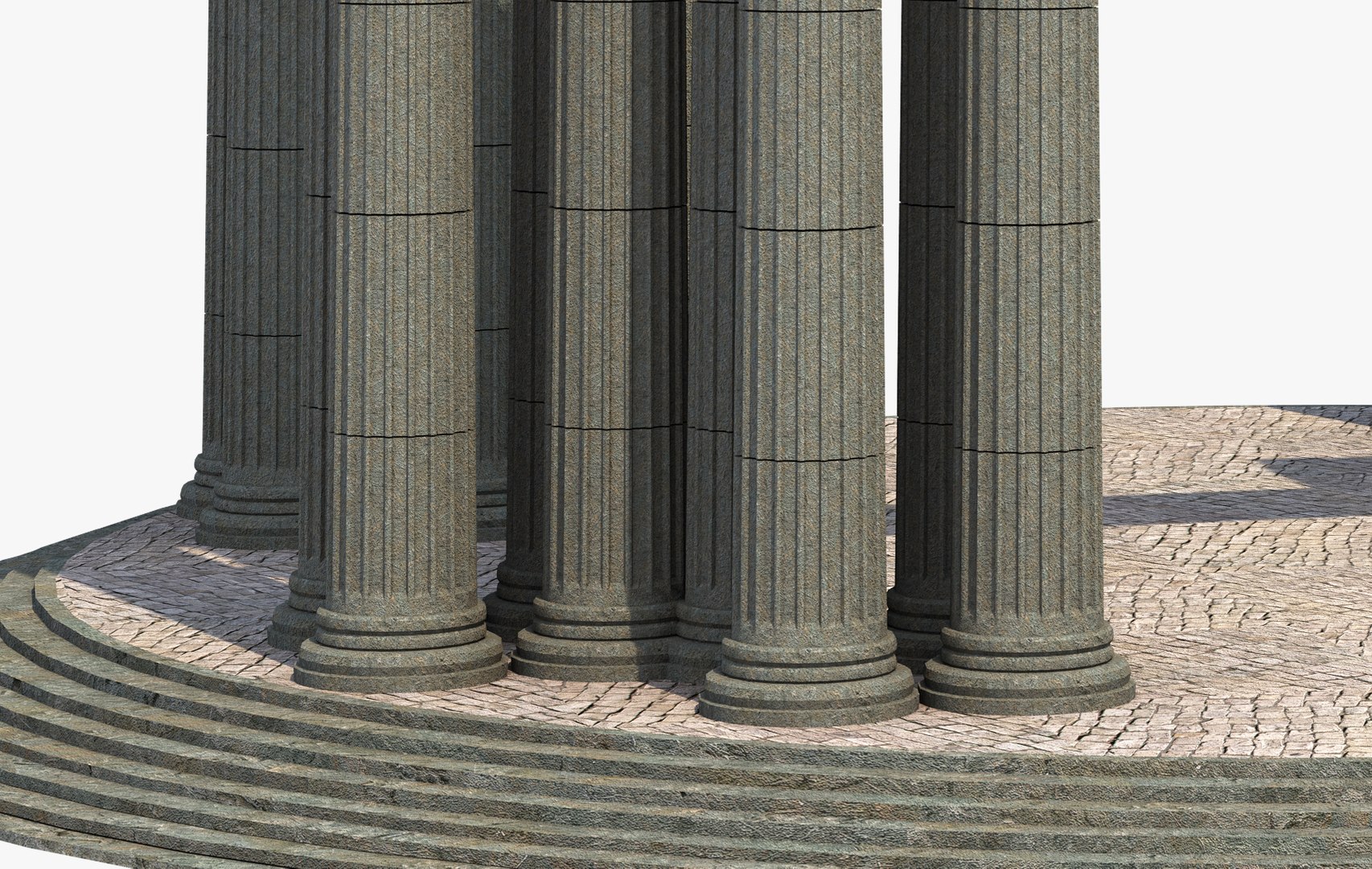 Classic Columns Structure 3D Model - TurboSquid 1768556