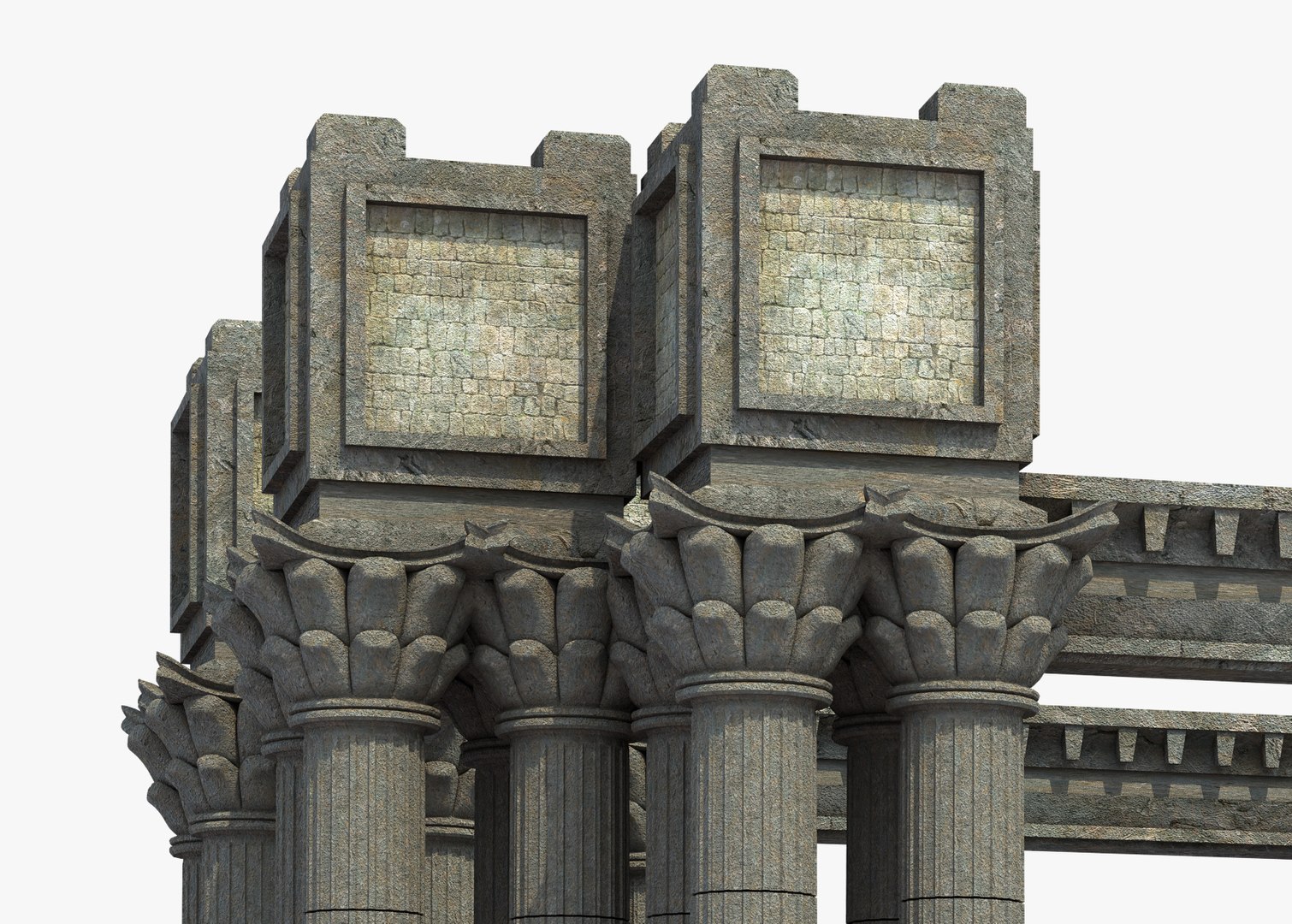 Classic Columns Structure 3D Model - TurboSquid 1768556