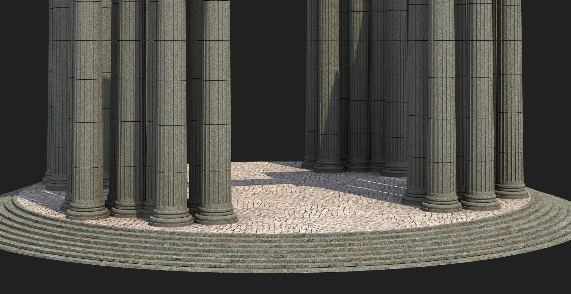 Classic Columns Structure 3D Model - TurboSquid 1768556