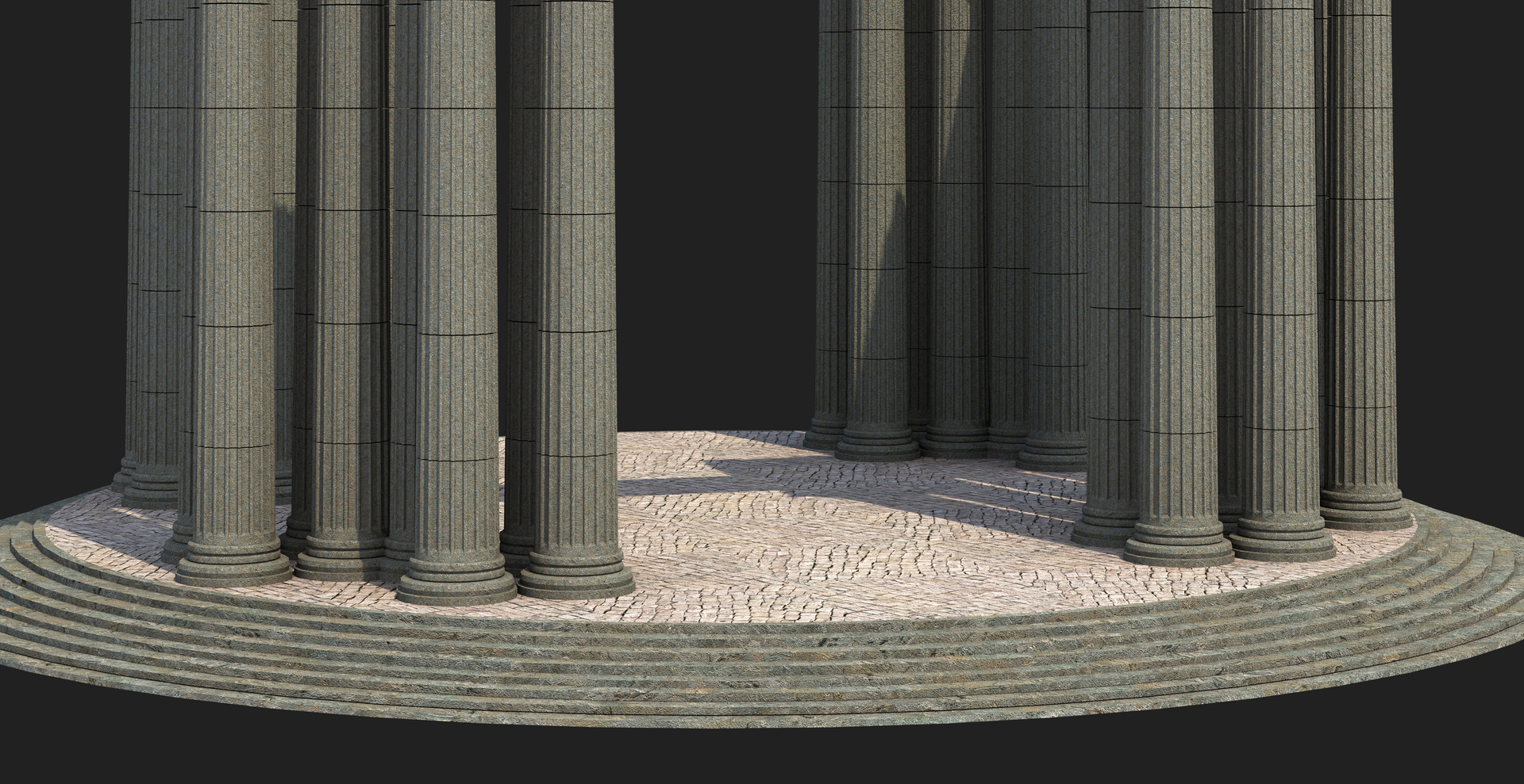 Classic Columns Structure 3D model - TurboSquid 1768556