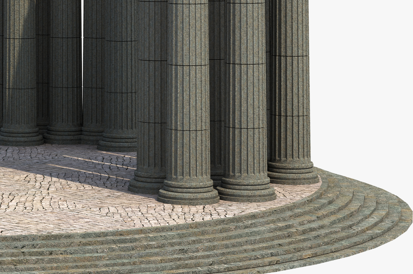 Classic Columns Structure 3D model - TurboSquid 1768556