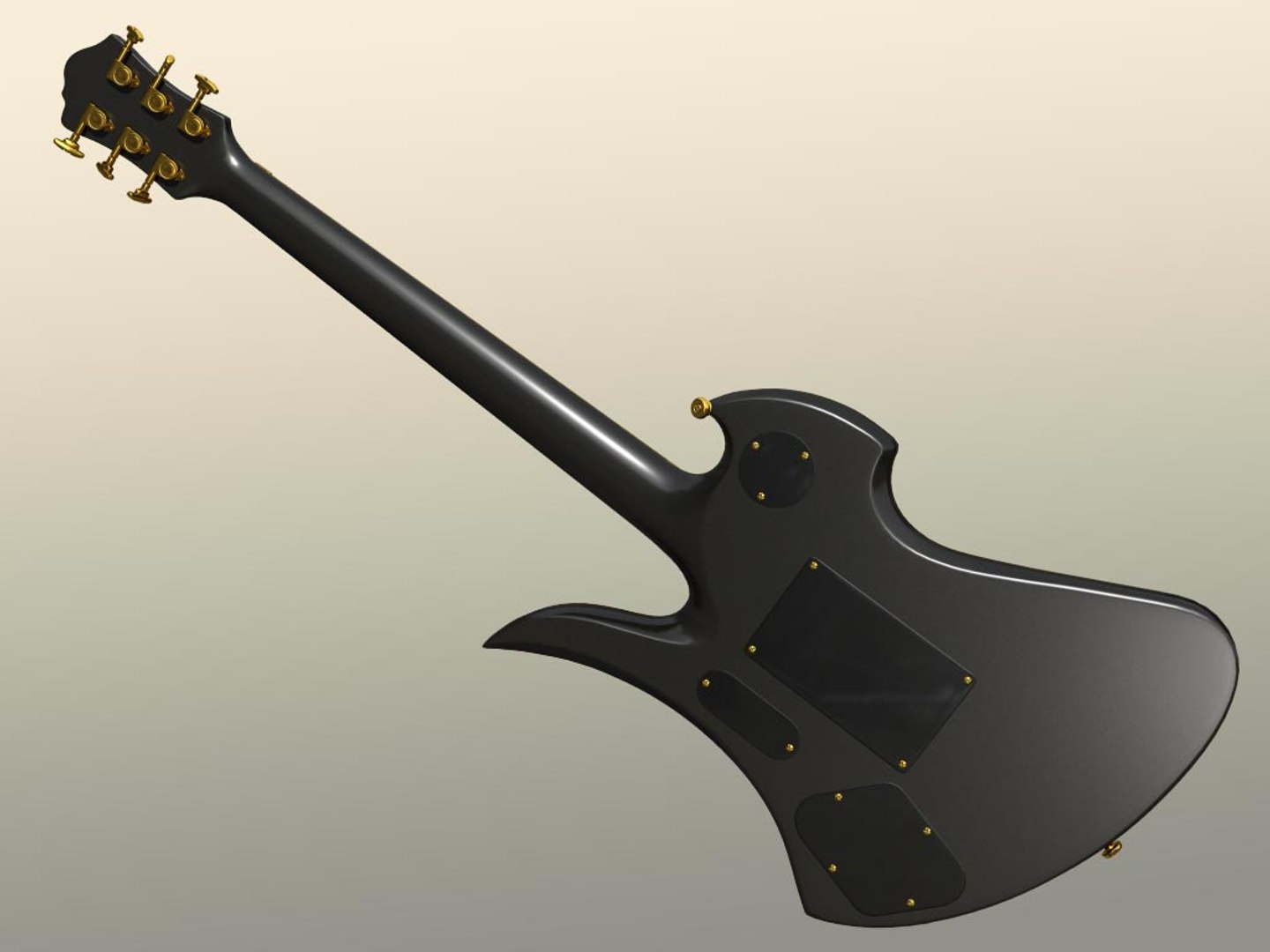 Guitar Mockingbird Pro X 3d Max