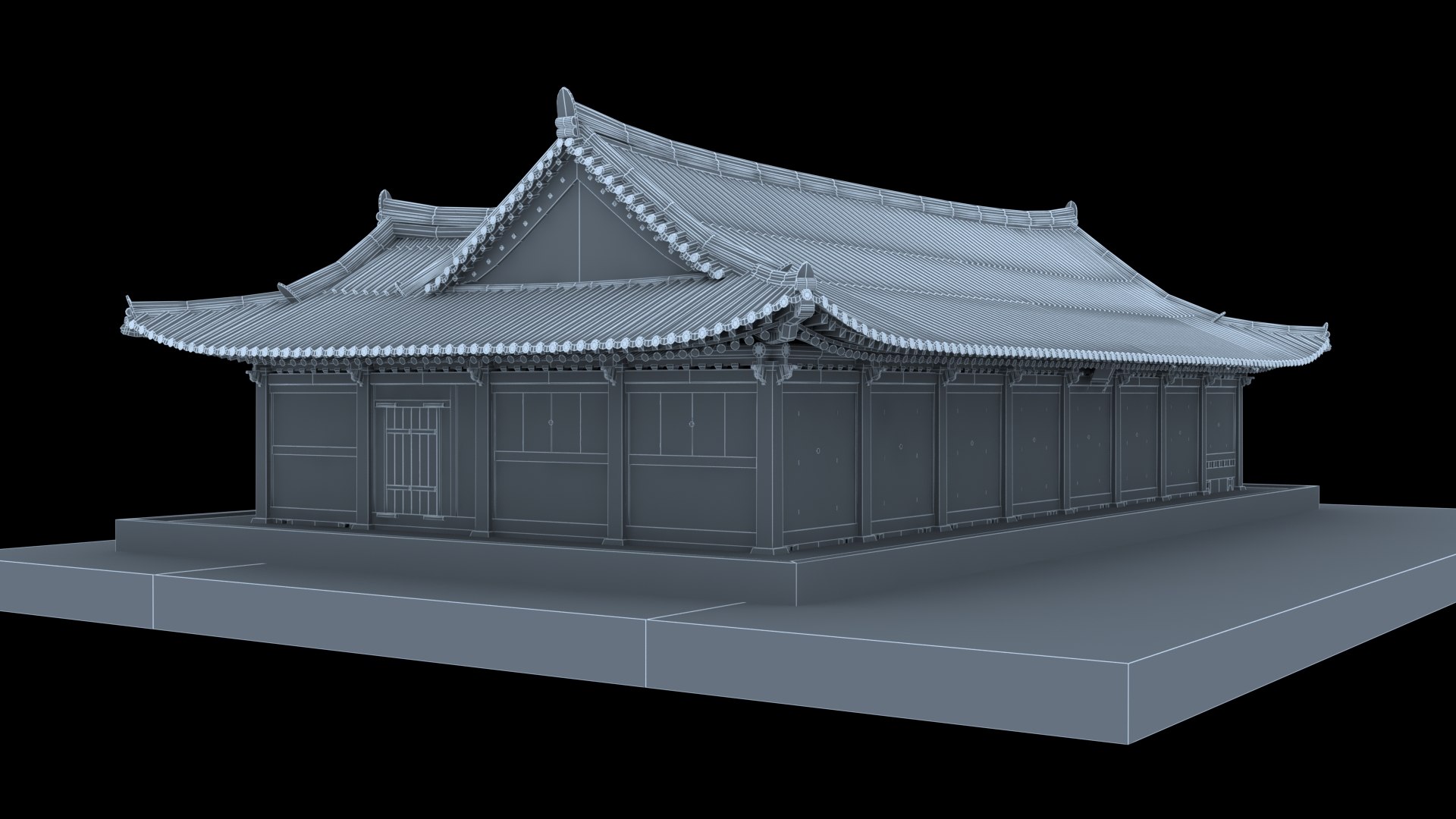Korea House Hanok L 3D Model - TurboSquid 2019919