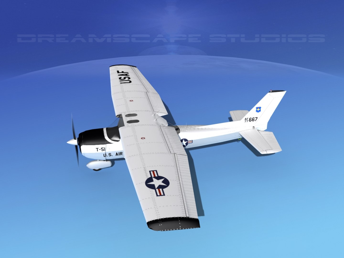 3D Cessna T-51 - TurboSquid 1305206