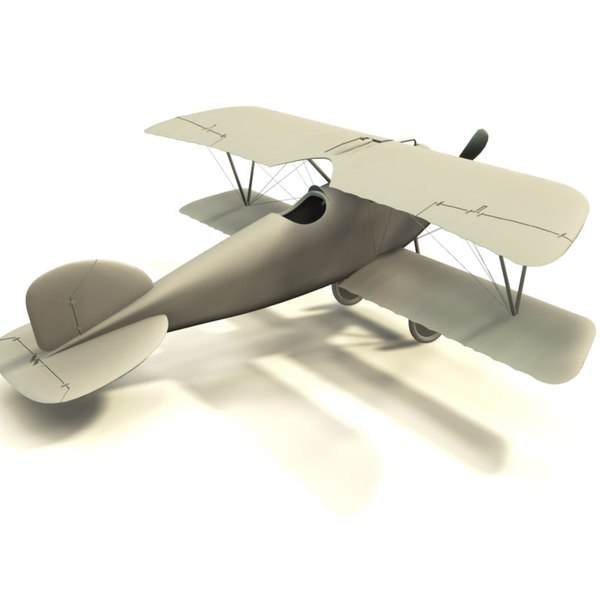 albatros d iii airplane 3d model