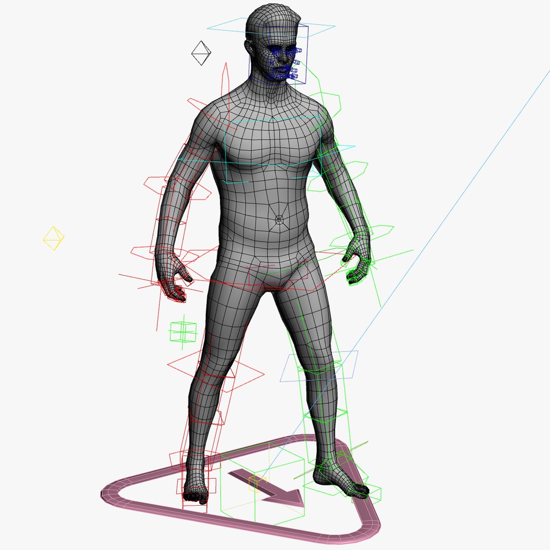 Male Fullbody Rigged 3D - TurboSquid 1240899
