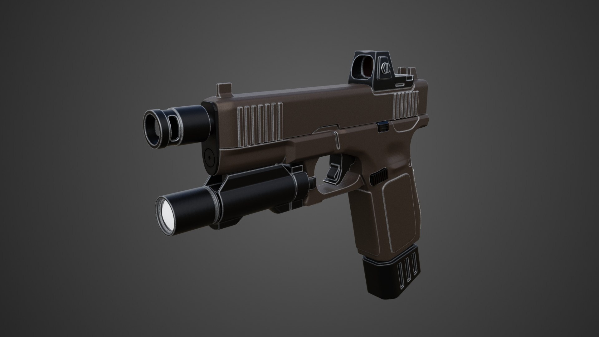 3D Glock - TurboSquid 2032376