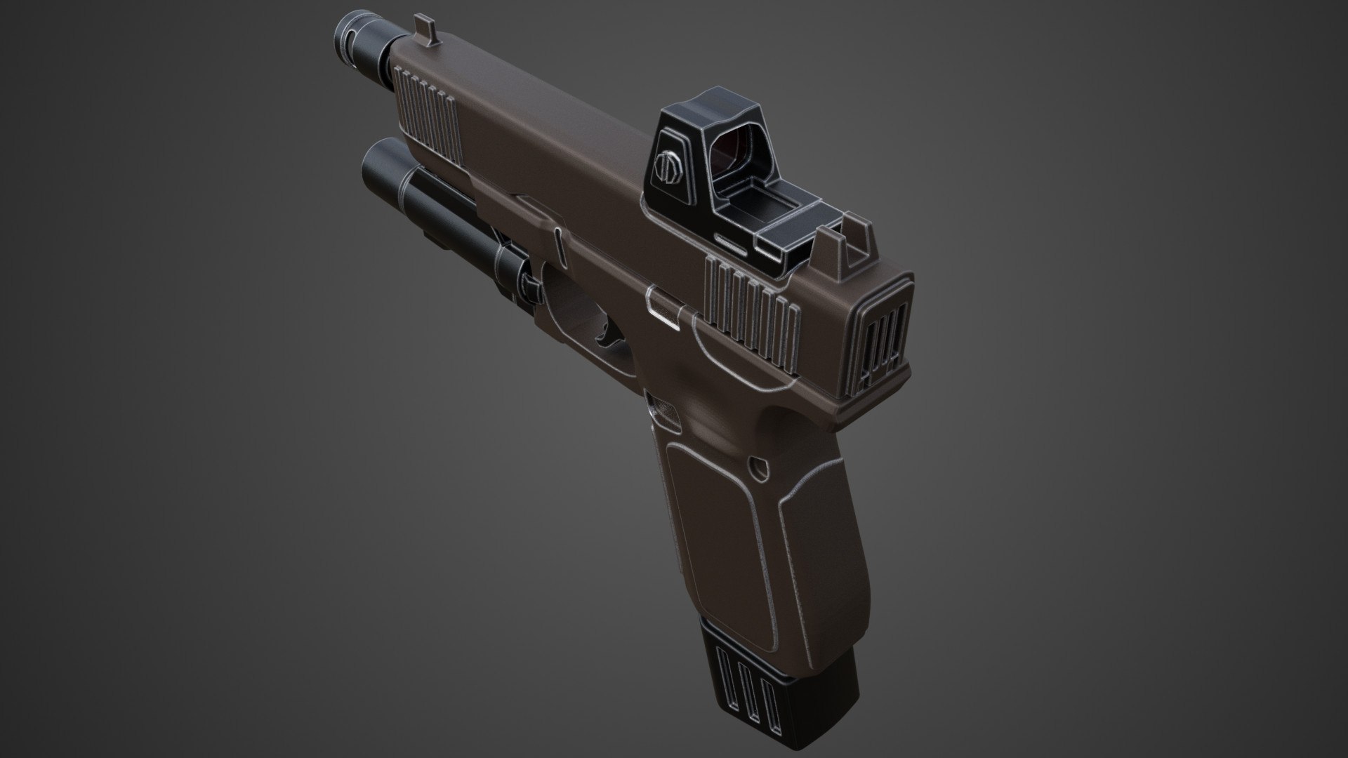 3D Glock - TurboSquid 2032376
