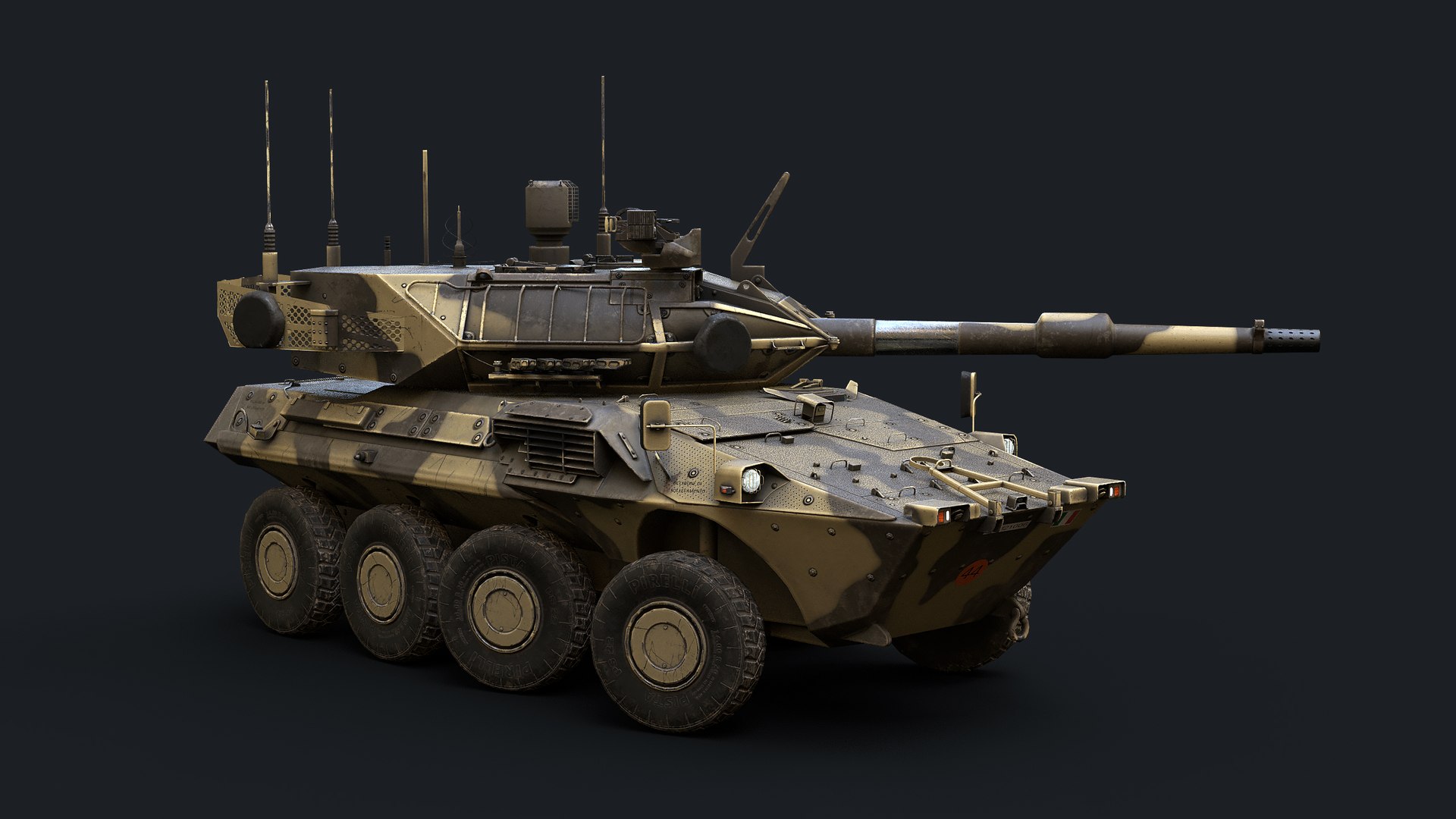 3D CENTAURO II Model - TurboSquid 2254337