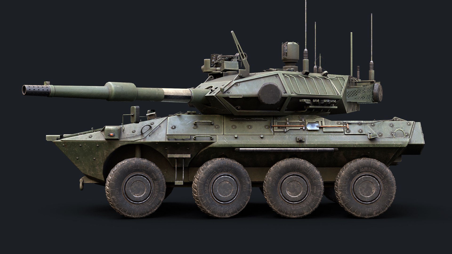 3D CENTAURO II Model - TurboSquid 2254337