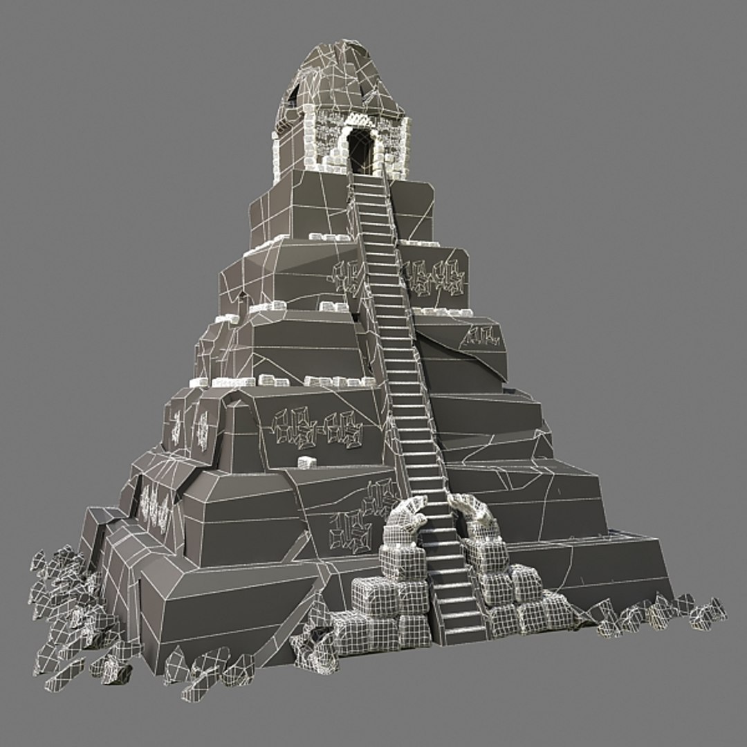 Aztec Pyramid 3d