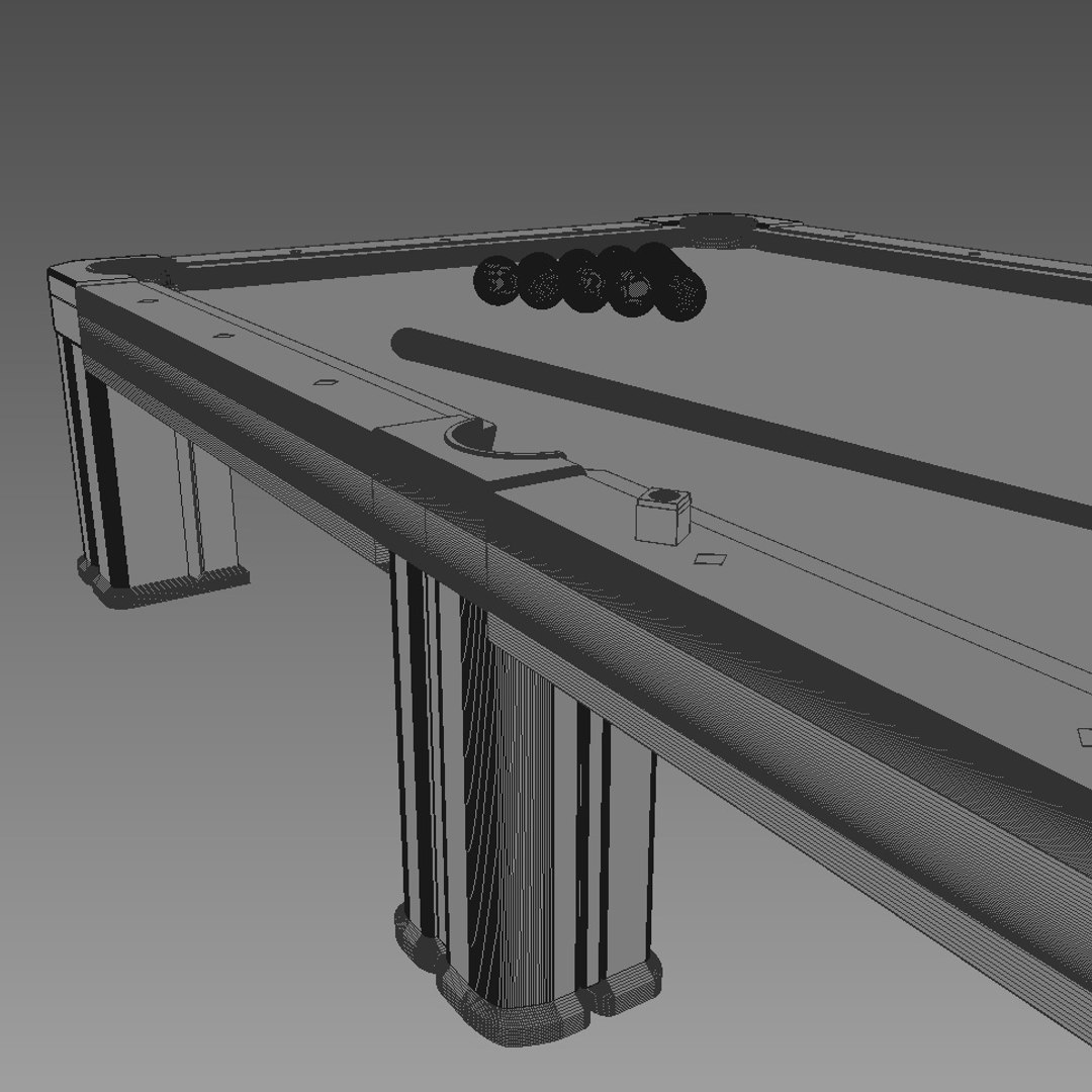 3d Model Pool Table