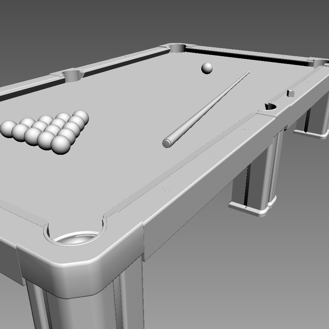 3d Model Pool Table