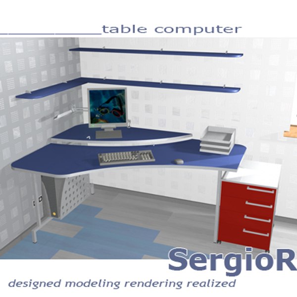 3d model table project