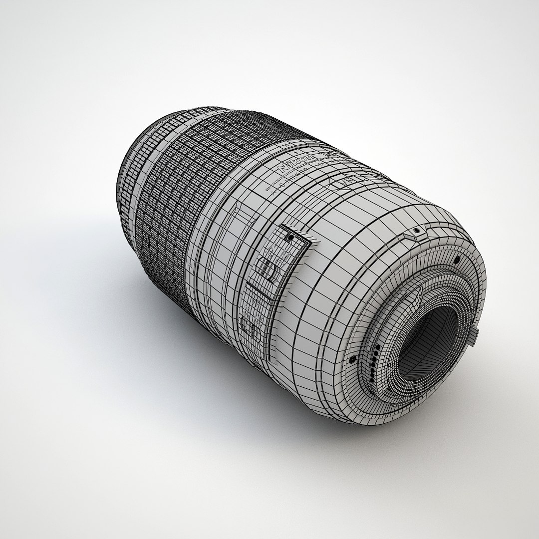 Nikon Camera Lens 55-300mm 3d Max