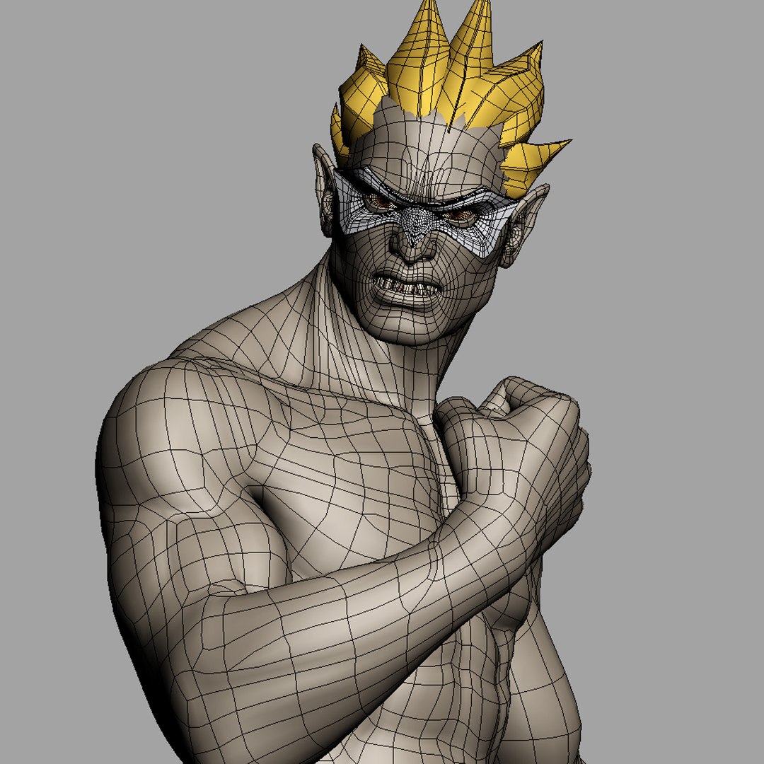 Muscles Setup 3d Model