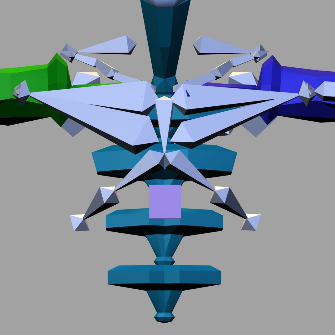 Muscles Setup 3d Model