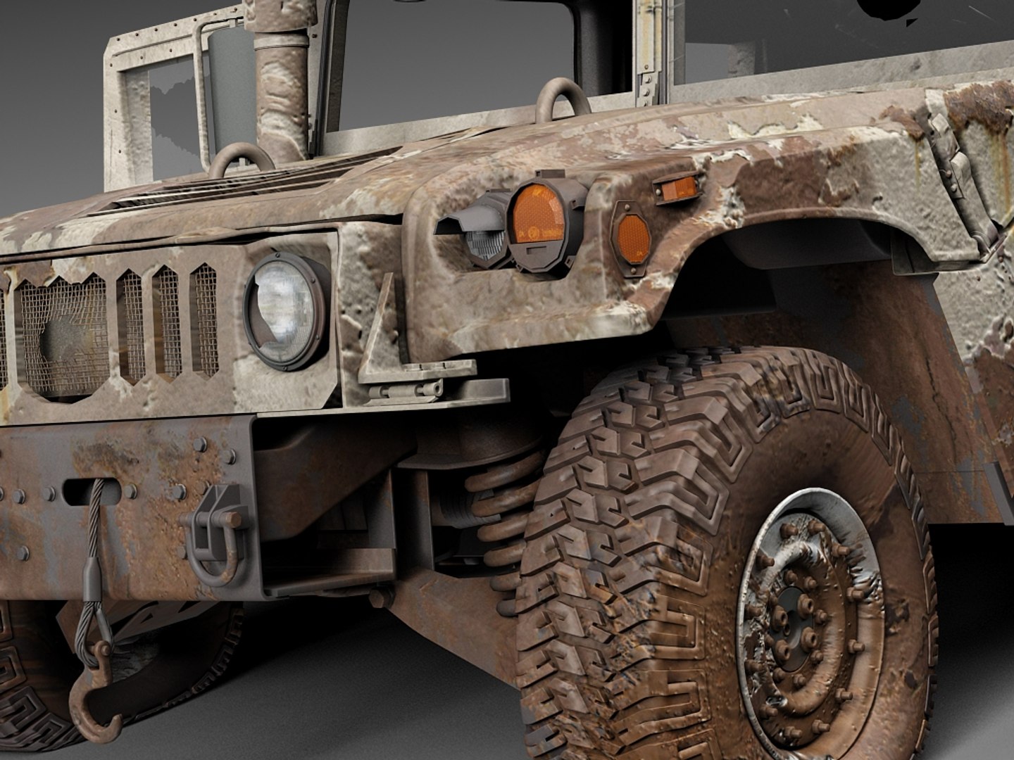 3ds Hmmwv Hummer Destroyed