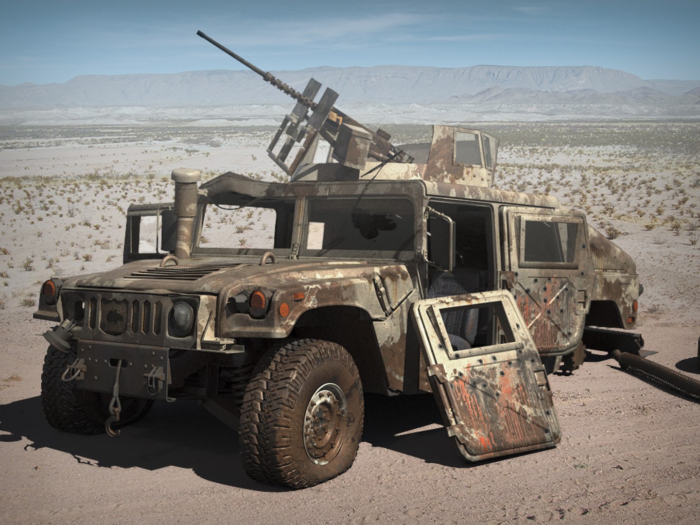 3ds Hmmwv Hummer Destroyed