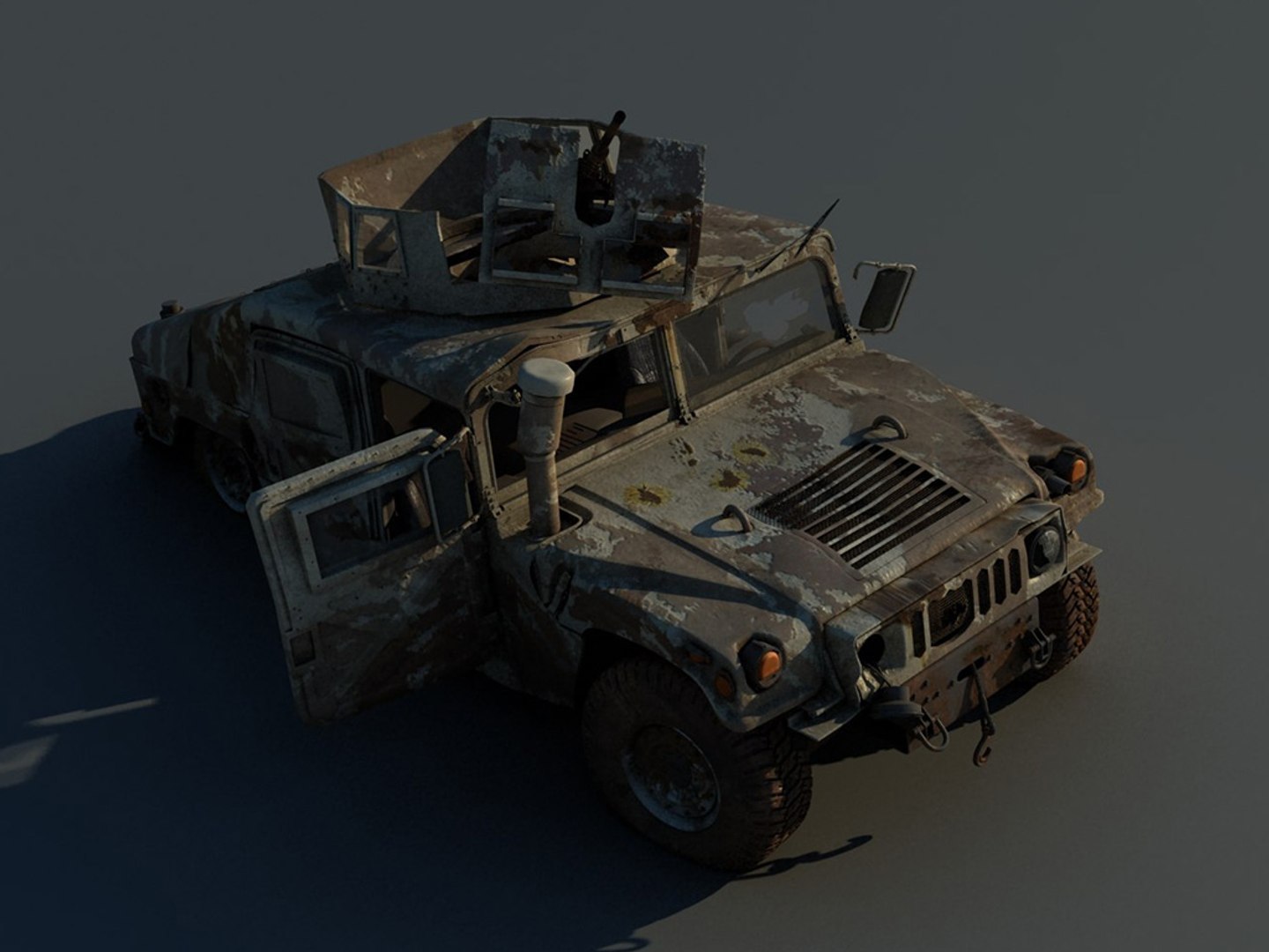 3ds Hmmwv Hummer Destroyed