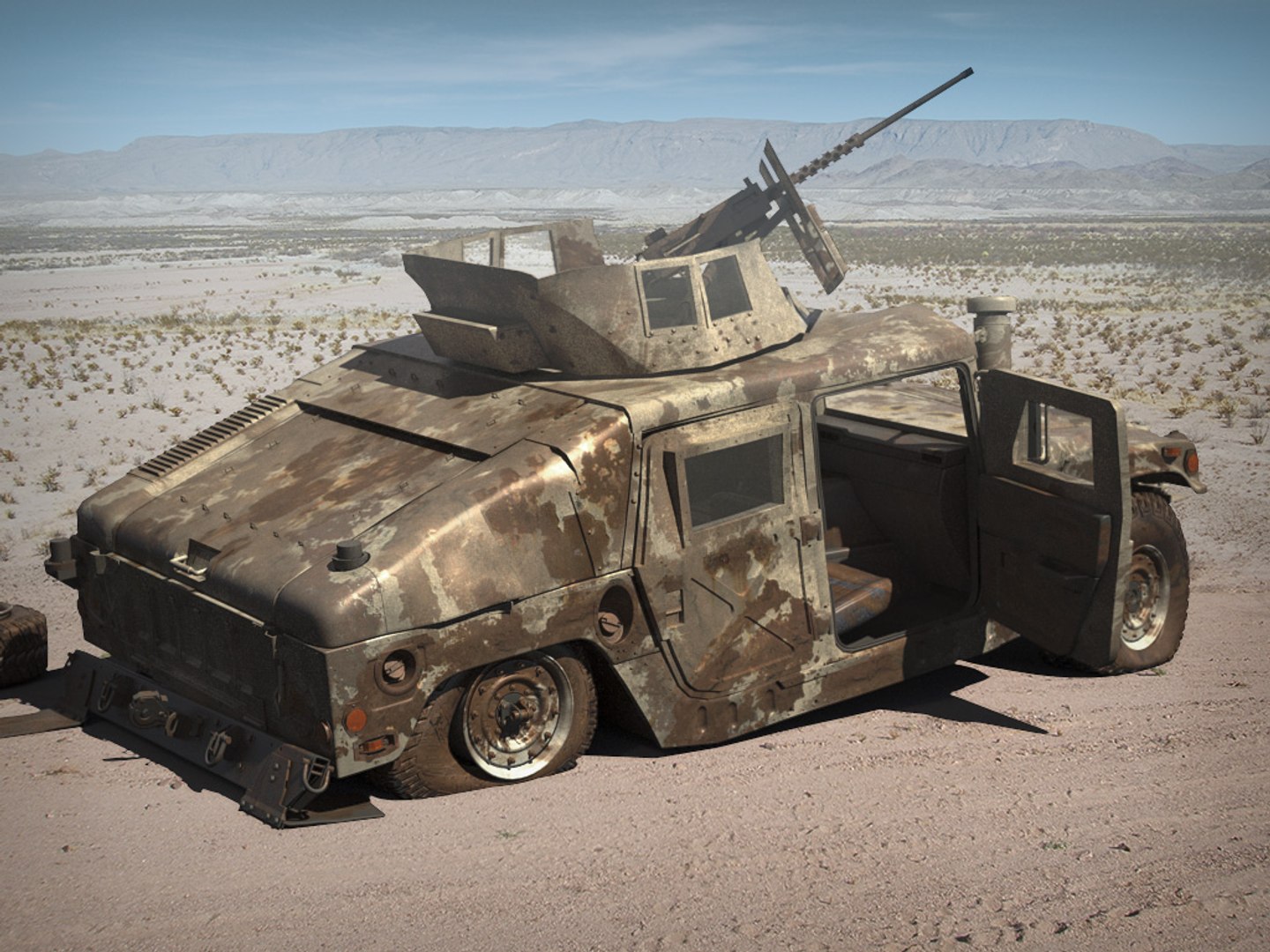 3ds Hmmwv Hummer Destroyed