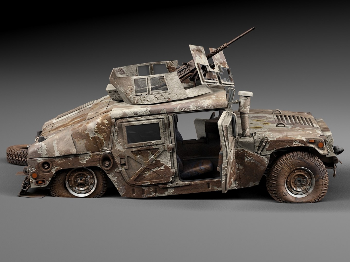 3ds Hmmwv Hummer Destroyed