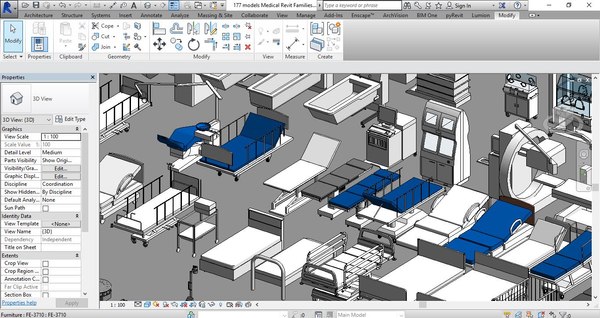 177 medical equipments revit 3D model - TurboSquid 1296302