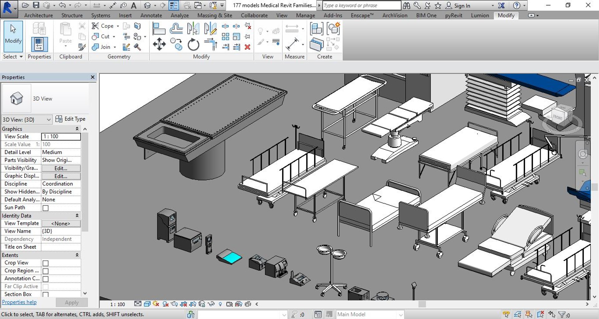 177 Medical Equipments Revit 3D Model - TurboSquid 1296302