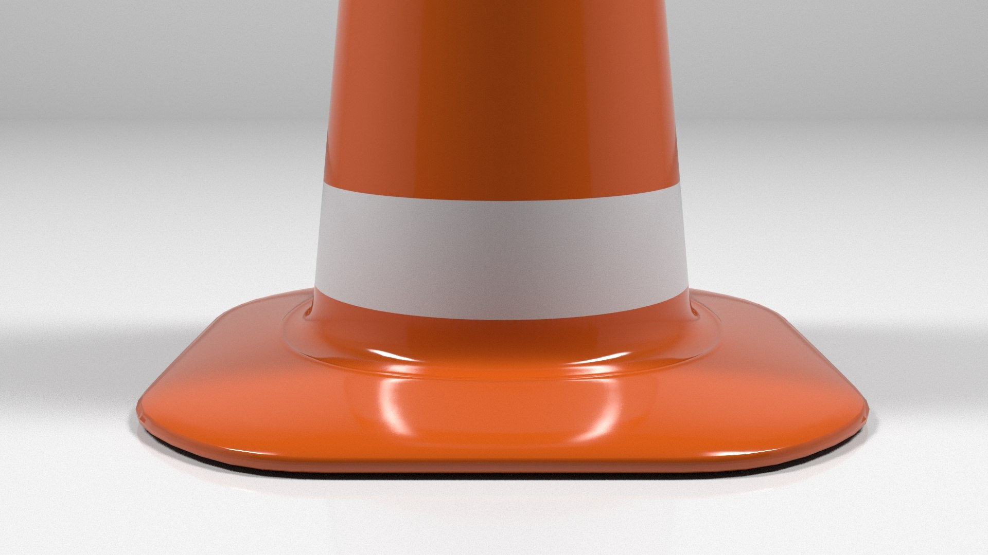 Road Block Cone 01 Model - TurboSquid 1930537