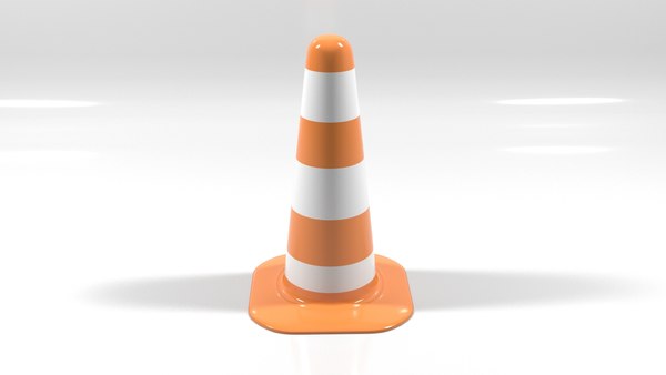 3D модель Road Block Cone 01 - TurboSquid 1930537