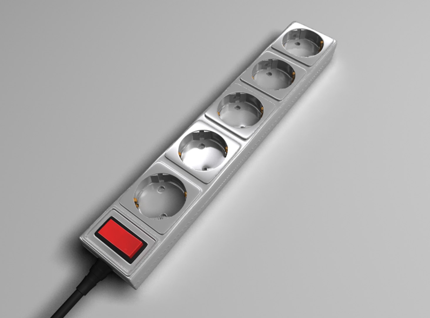 3d Model Power Strip